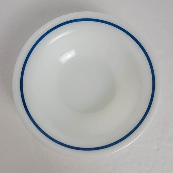 Pyrex | Kitchen | Vintage Pyrex Corning Single Blue Stripe Small Bowl ...